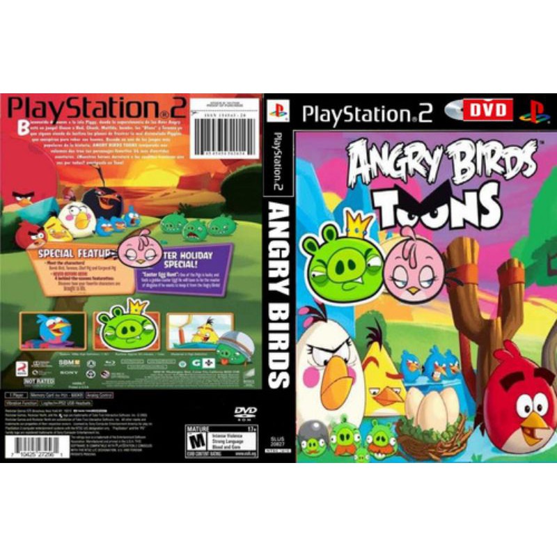 PS2 Games ANGRY BIRD TOON (Ready Stock) | Shopee Malaysia