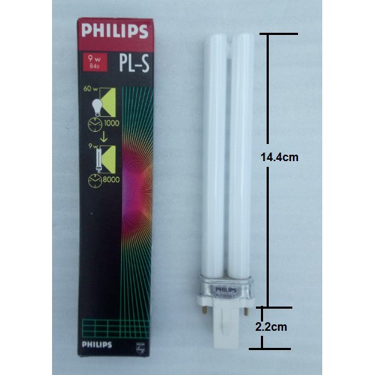 Philips lamp PL-S 9 watt 2 pin | Shopee Malaysia