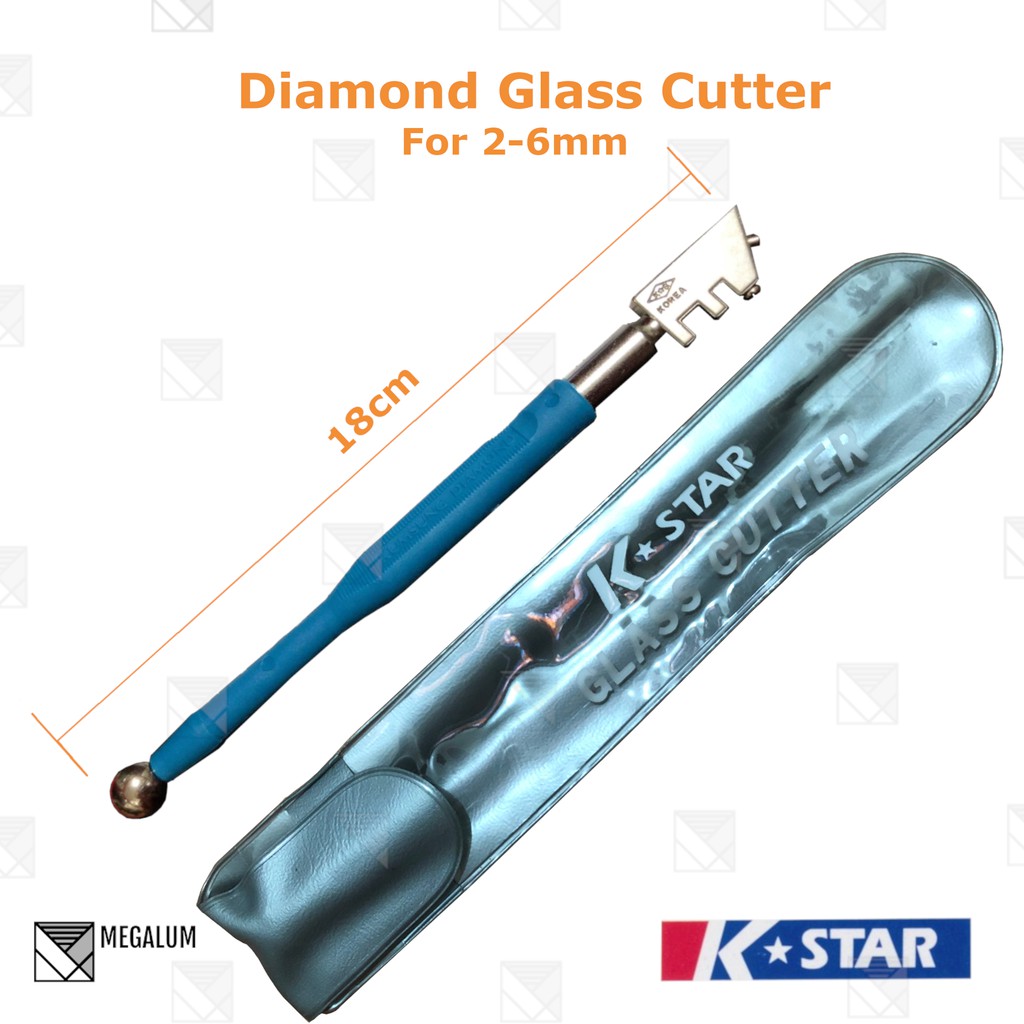 K STAR Diamond Glass Cutter Made in KOREA Blue | Shopee Malaysia