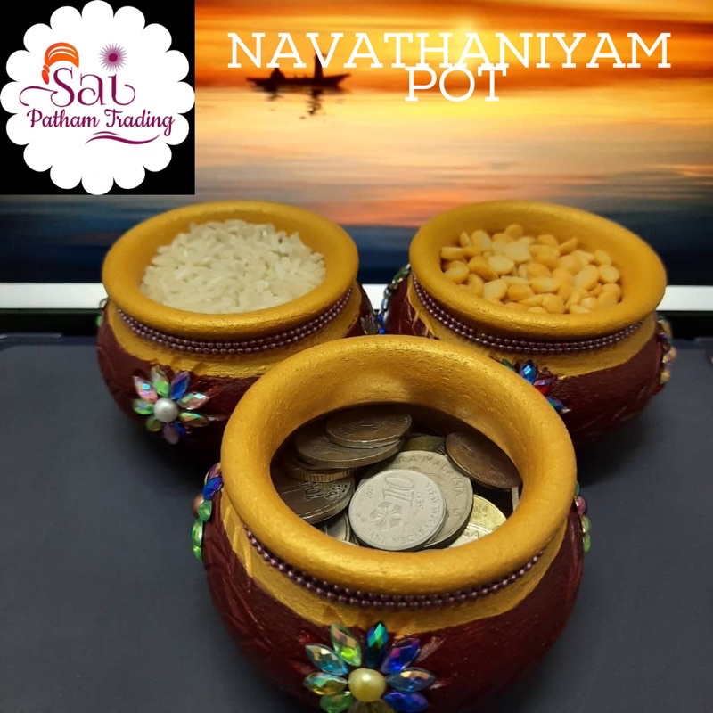 Navathaniyam Pot (Clay) | Shopee Malaysia