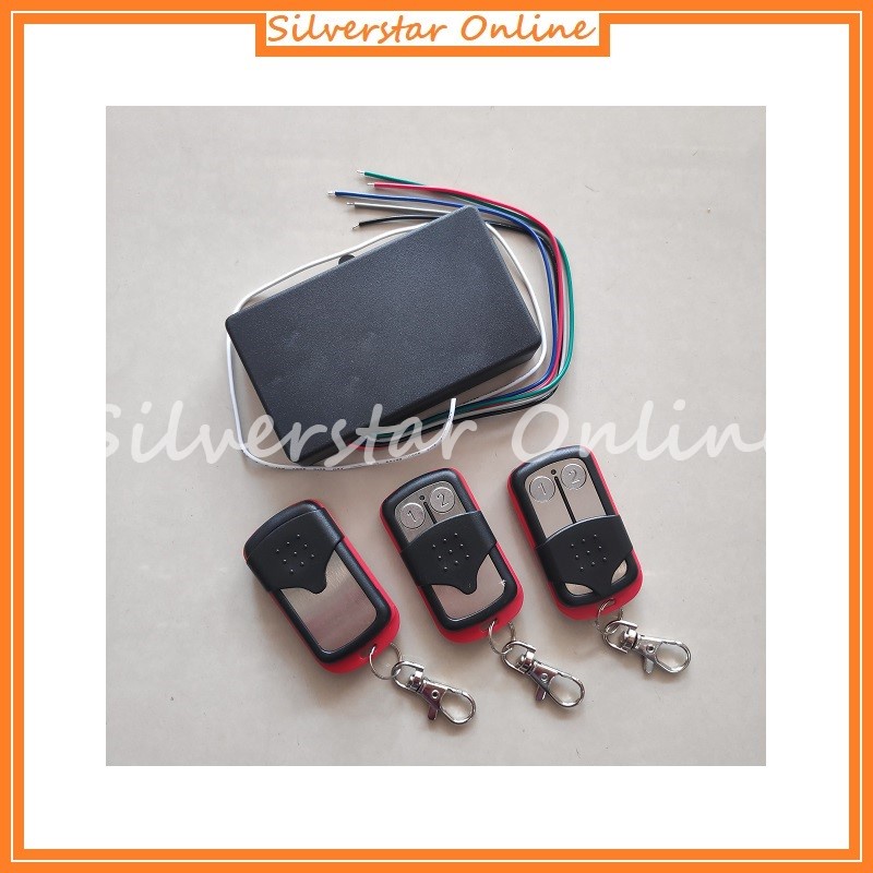 Autogate Remote Control Set With 3 Transmitters & 1 Receiver 433mhz ...