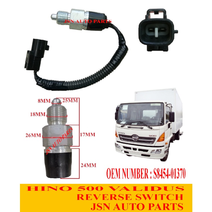 REVERSE SWITCH HINO 500 VALIDUS S8454-01370 | Shopee Malaysia