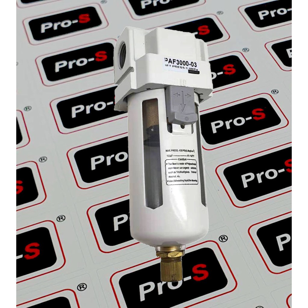 Pro-S Pneumatic Air Filter Clean air unit Model AF2000-02, AF3000-03, AF4000-15, AF5000-10 High ...