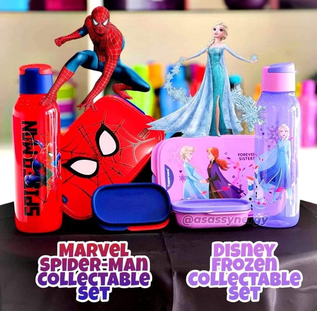 Tupperware Disney Frozen Tupperware Marvel Spider man/ whimsical garden ...