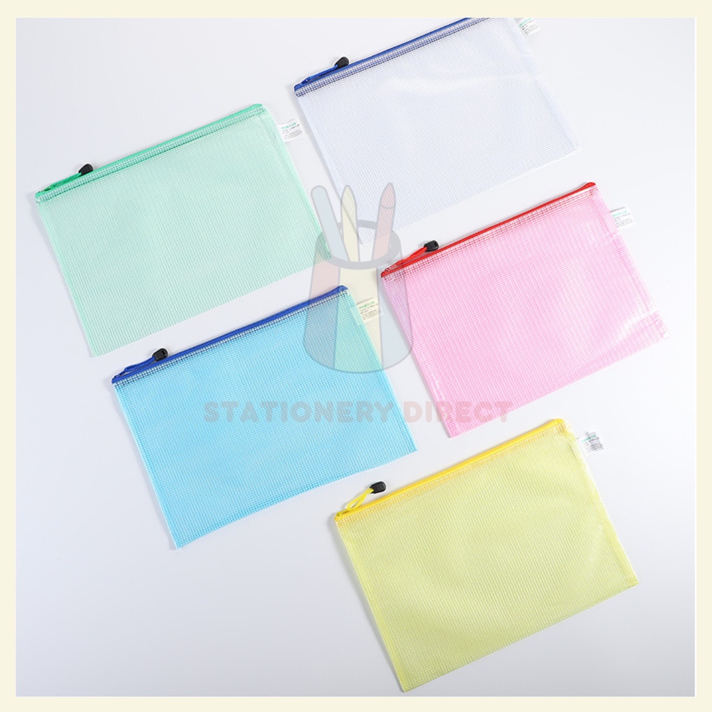 Zipper Bag waterproof Plastic Pouch PVC Meeting Folders | Shopee Malaysia