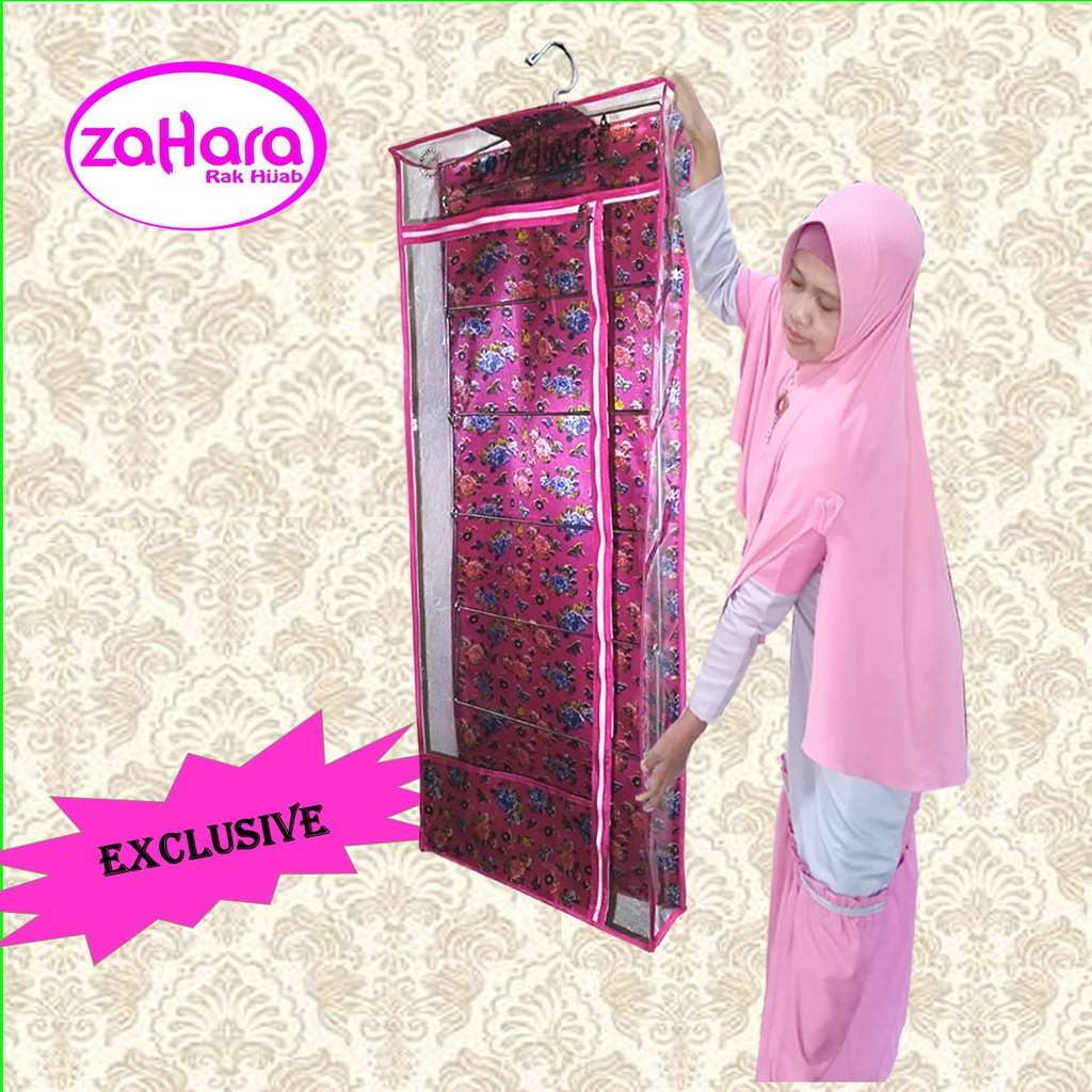 Zahara Ori Exclusive Jumbo Hijab Rack FANTA FLOWER | Shopee Malaysia