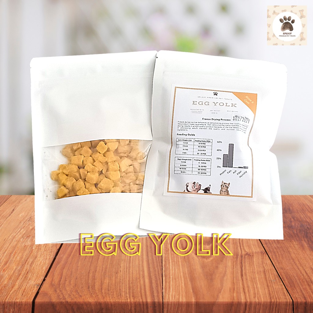 SPLOOT MY Freeze Dried Pet Treats - Egg Yolk Cube [For Cats & Dogs - 10g] | Shopee Malaysia