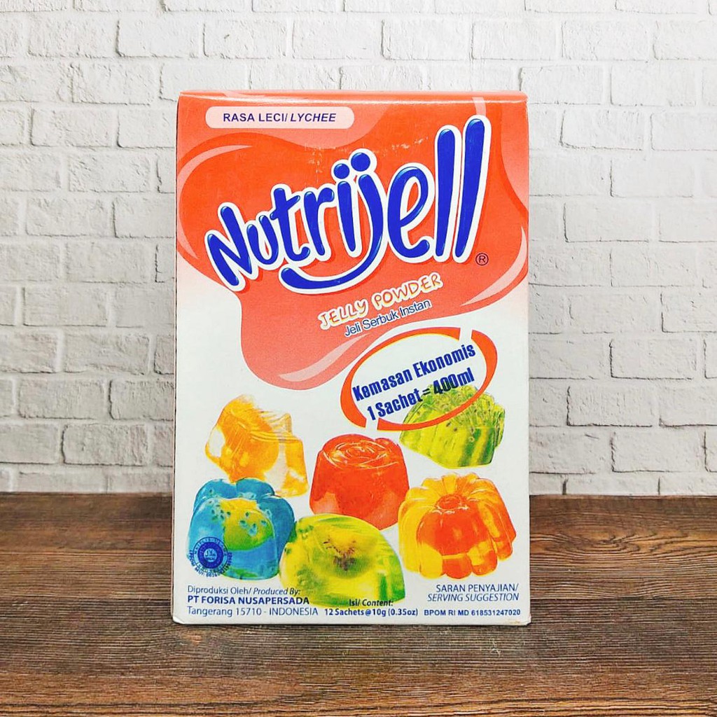 Nutrijell ECONOMIC JELLY POWDER BOX JELI INSTANT POWDER LECI FLAVOR ...