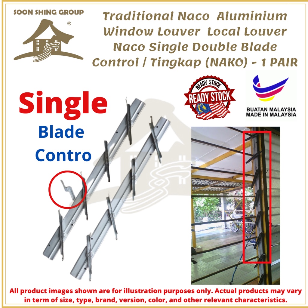 Traditional Naco Aluminium Window Louver Local Louver Naco Single ...