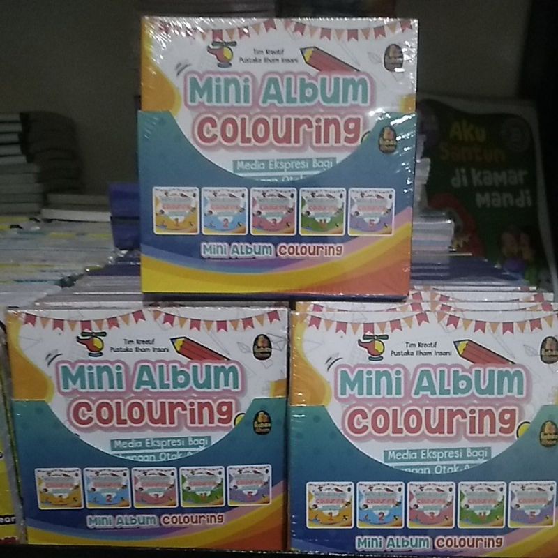 Kindergarten Children's Coloring Book/PAUD Mini Album Coloring | Shopee ...