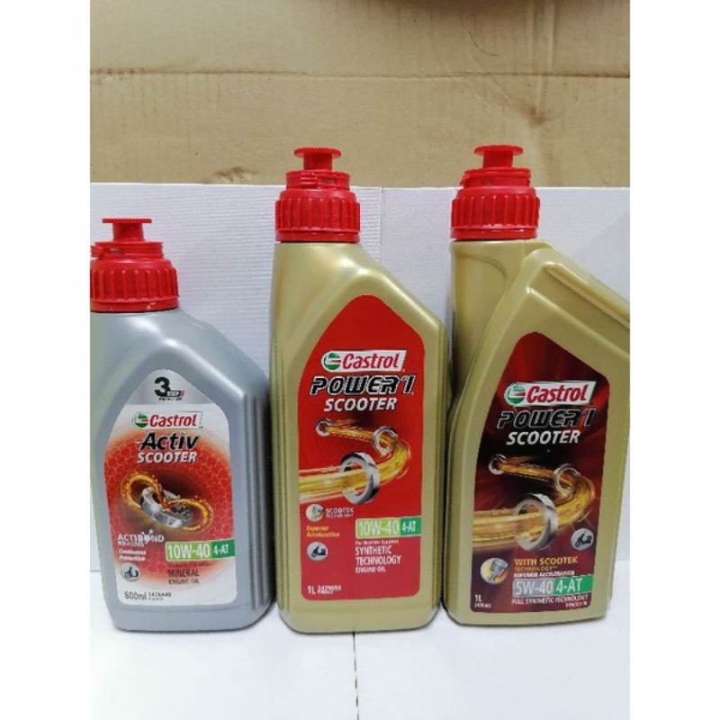 EGOS NOUVOLC ICON SOLARIZ SCOOTER 4T MINYAK ENGINE ACTIV POWER1 10W40 ...