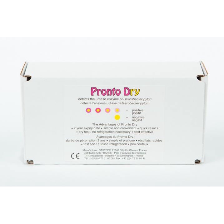 Pronto Dry Test 10's Helicobacter Pylori / Rapid Urease Test (EXP: June ...
