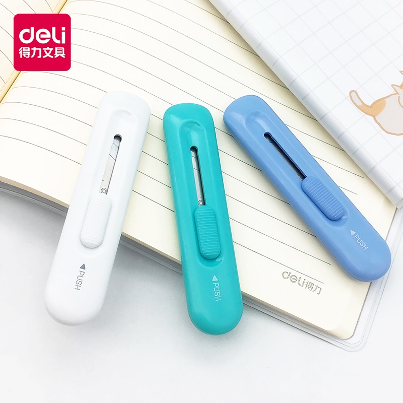 Deli Cutter 2079 Mini Cutter Sharp Blade Self Locking Multi-Purpose ...