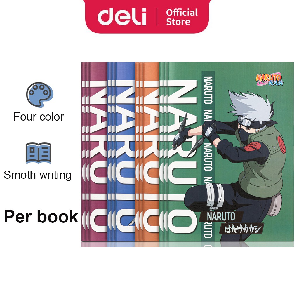 Deli Notebook PFB560 Naruto Series Sewing Notebook Size B5 60 Sheets ...