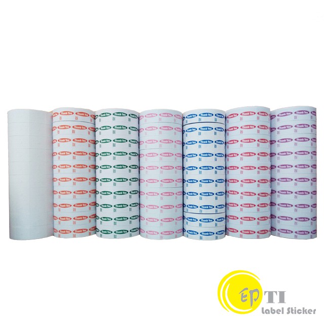 10 Rolls Price Label Roll Price Tag Pricing Sticker Thank You RM Blank ...