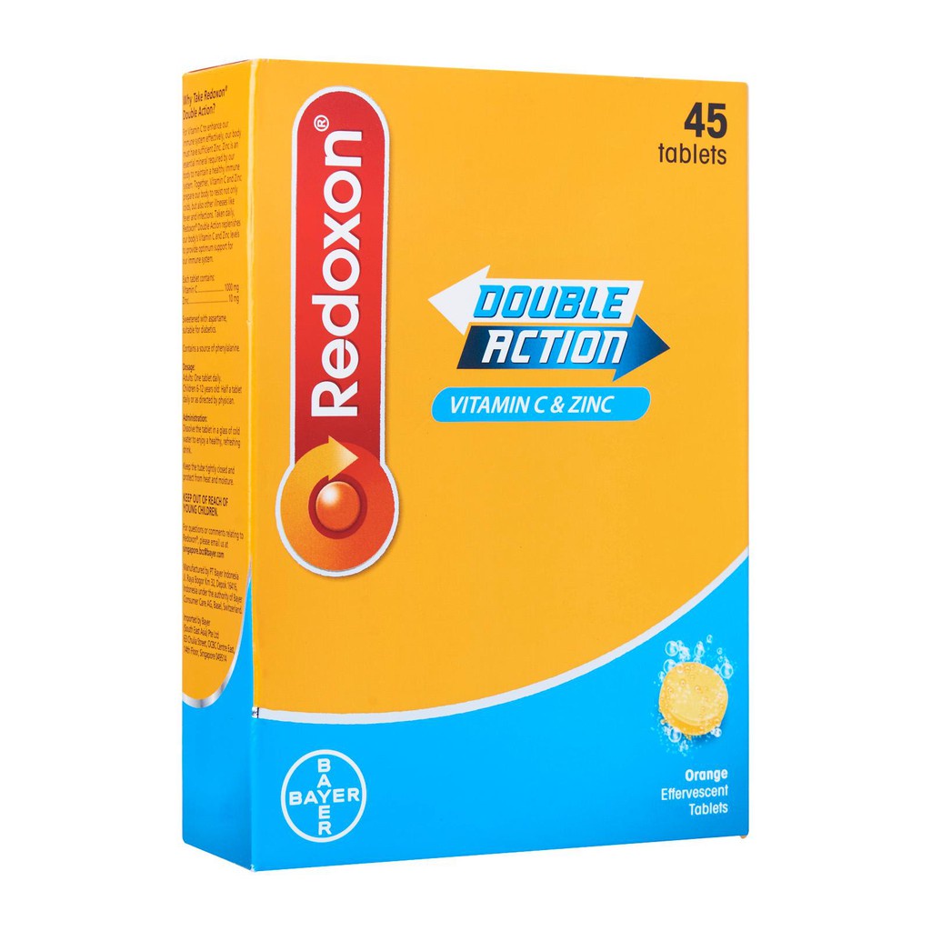 REDOXON Effervescent Double Action / Triple Action IMMUNE BOOSTER ...