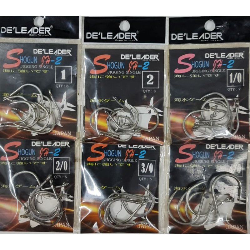 （READY STOK ）DE'LEADER SHOGUN JIGGING HOOK. | Shopee Malaysia
