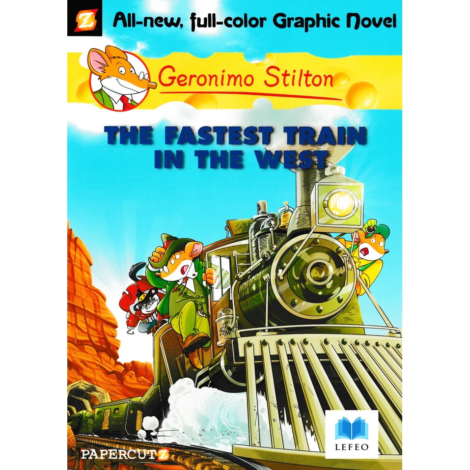 SCHOLASTIC GERONIMO STILTON GRAPHIC NOVEL #13 - The Fastest Train In ...