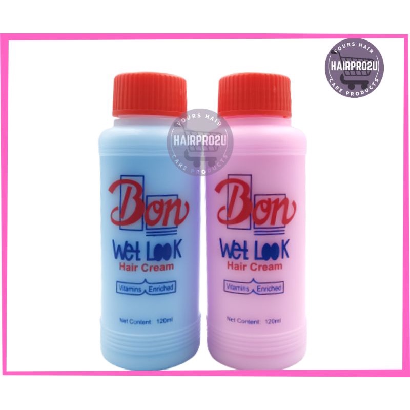 BON WET LOOK HAIR CREAM 120 ML BLUE / PINK 1PCS | Shopee Malaysia