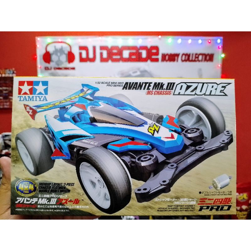 TAMIYA MINI 4WD PRO AVANTE Mk.3 AZURE (MS CHASSIS) | Shopee Malaysia