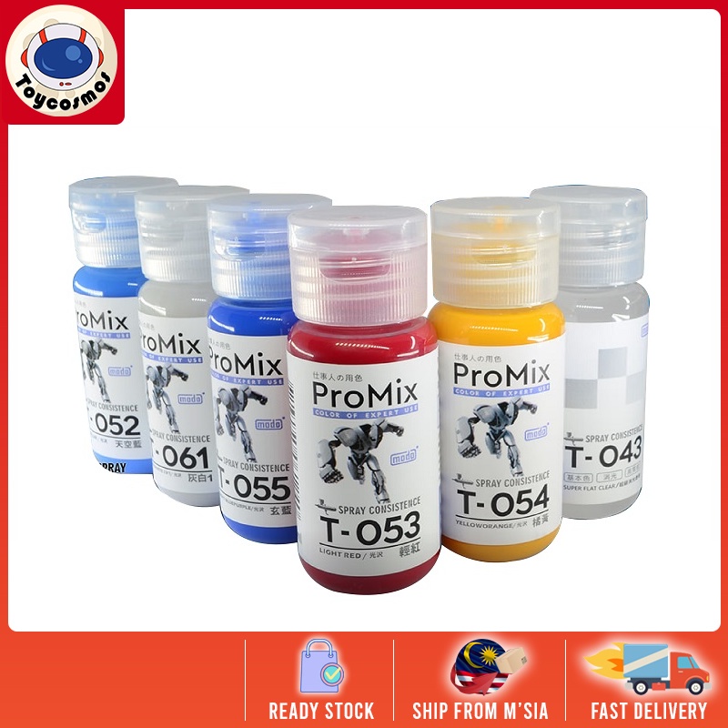 Taiwan MODO Promix Robot Set 6 x30ml High Quality Lacquer Paint Set for ...