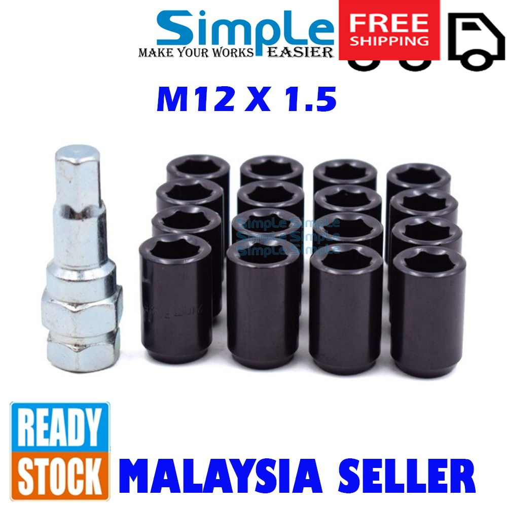 Allenkey Nut Hex Key Wheel Nut Design For Small Holes M12 x 1.5 M12 x 1 ...