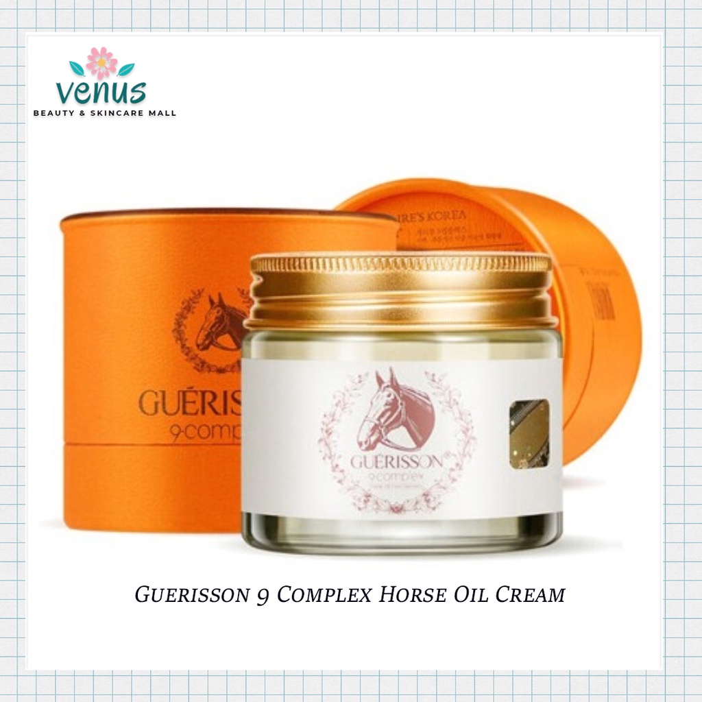 🔥【Ready Stock】🔥🇰🇷Guerisson 9 Complex Horse Oil Cream (3rd Generation ...