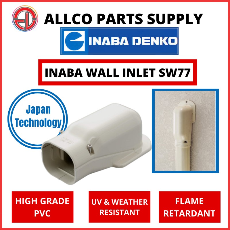 AIR COND PIPE DUCTING TRUNKING INABA WALL CORNER/WALL INLET SW66/SW77 ...