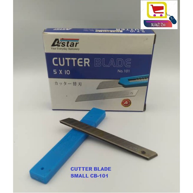 Astar Cutter Blade / Knife Refill / Mata Pisau - (Small/Big) | Shopee ...