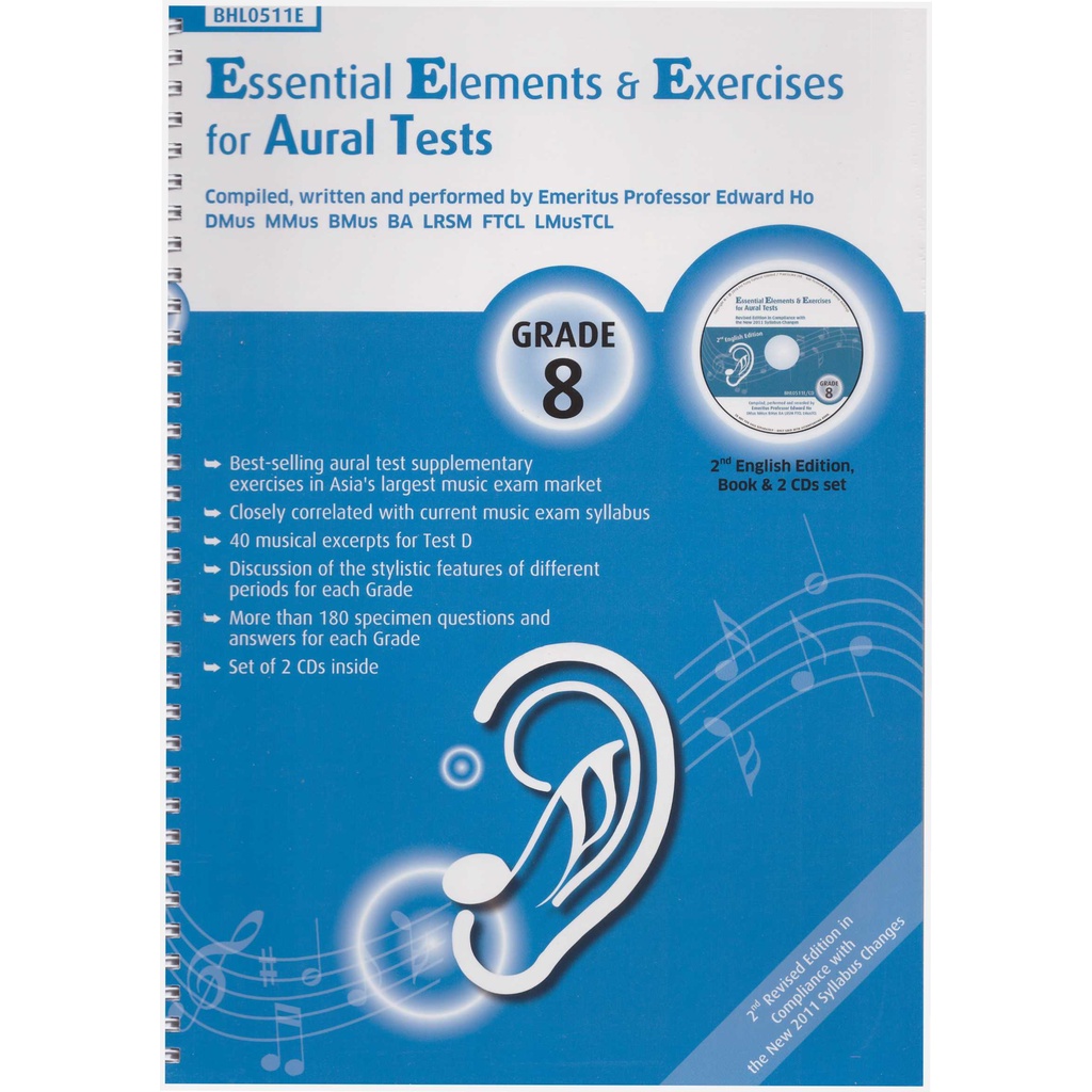Essential Elements & Exercises for Aural Tests Grade 8 (With CD ...