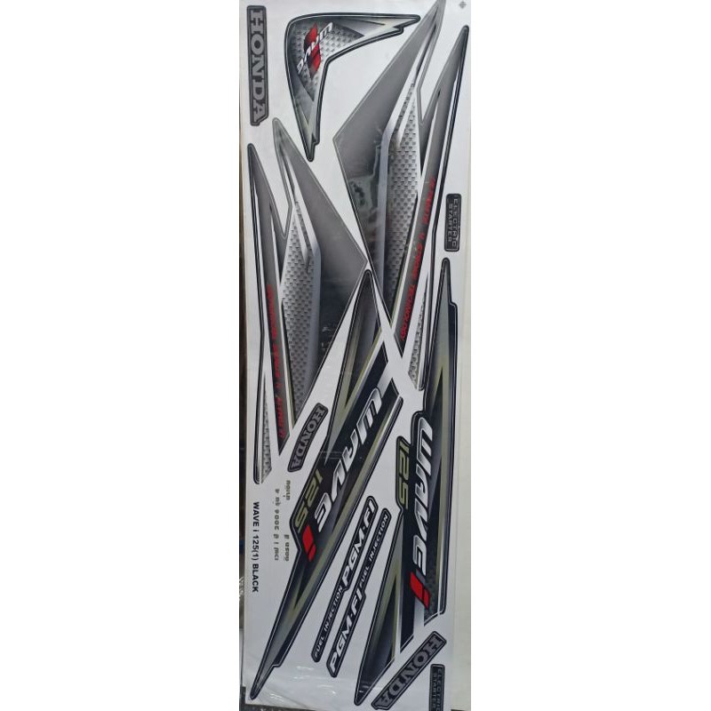 HONDA WAVE 125I (1) BODY STICKER STRIPE | Shopee Malaysia