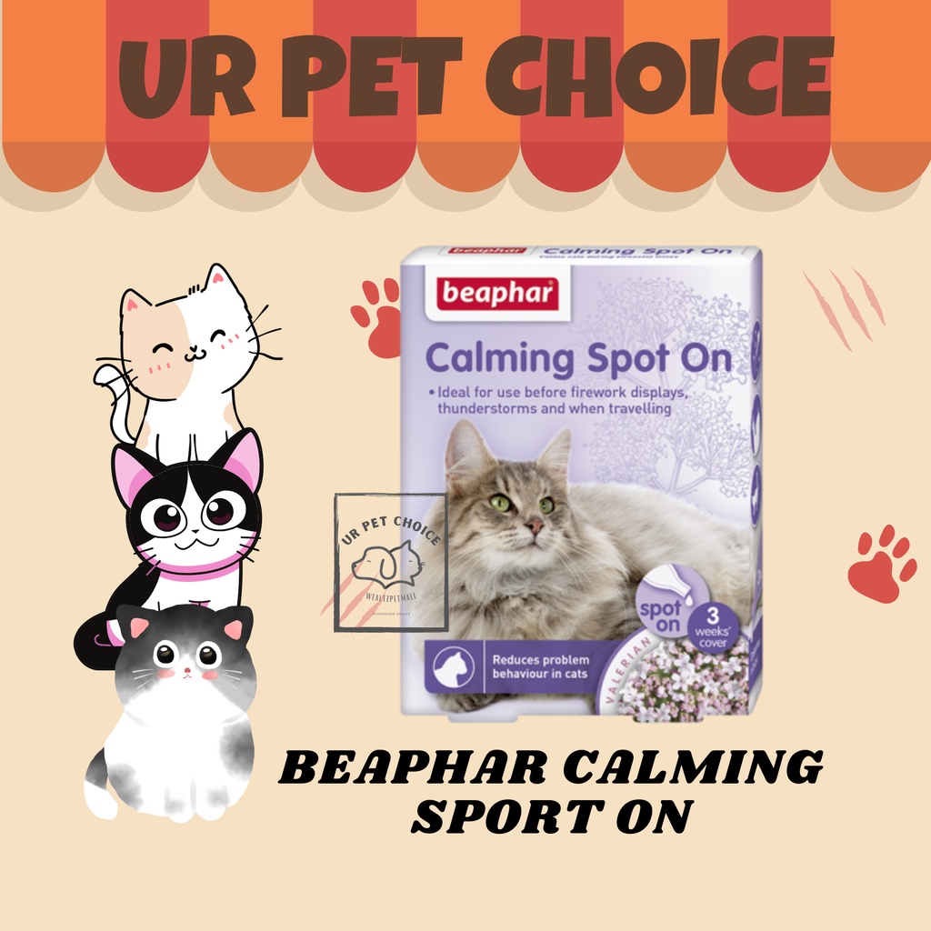 Beaphar Calming Spot On Cat (3 pipettes x 0.4ml) | Shopee Malaysia