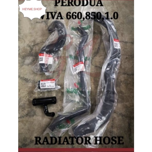 RADIATOR HOSE(SET)(ORIGINAL) PERODUA VIVA 660,850,1.0 (COMPLETE SET) BY ...
