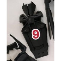 100% ORIGINAL YAMAHA Y15ZR Y15 YSUKU V1 V2 FULL INNER SET NON COLOUR PART HITAM BLACK COVER ...