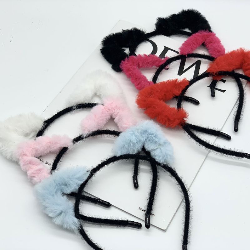 Aksesori rambut ikat kepala kucing yang comel，Cute cat headband hair ...