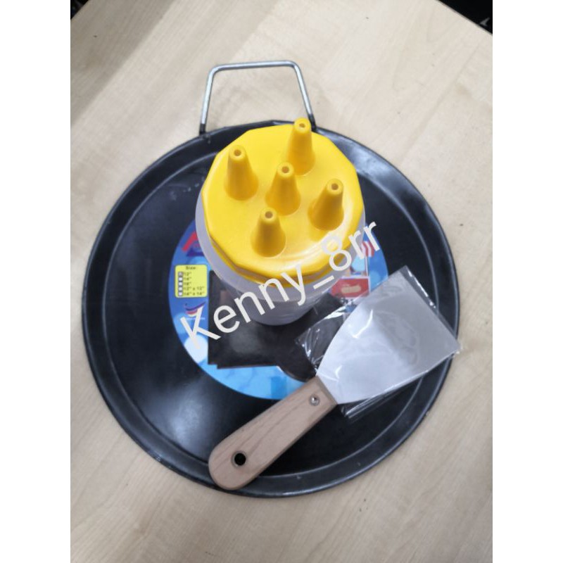 Roti Jala🚚SHOPEE MURAH HOT ACUAN ROTI JALA+KUALI+SCRAPPER+TEMPAT BURGER ...