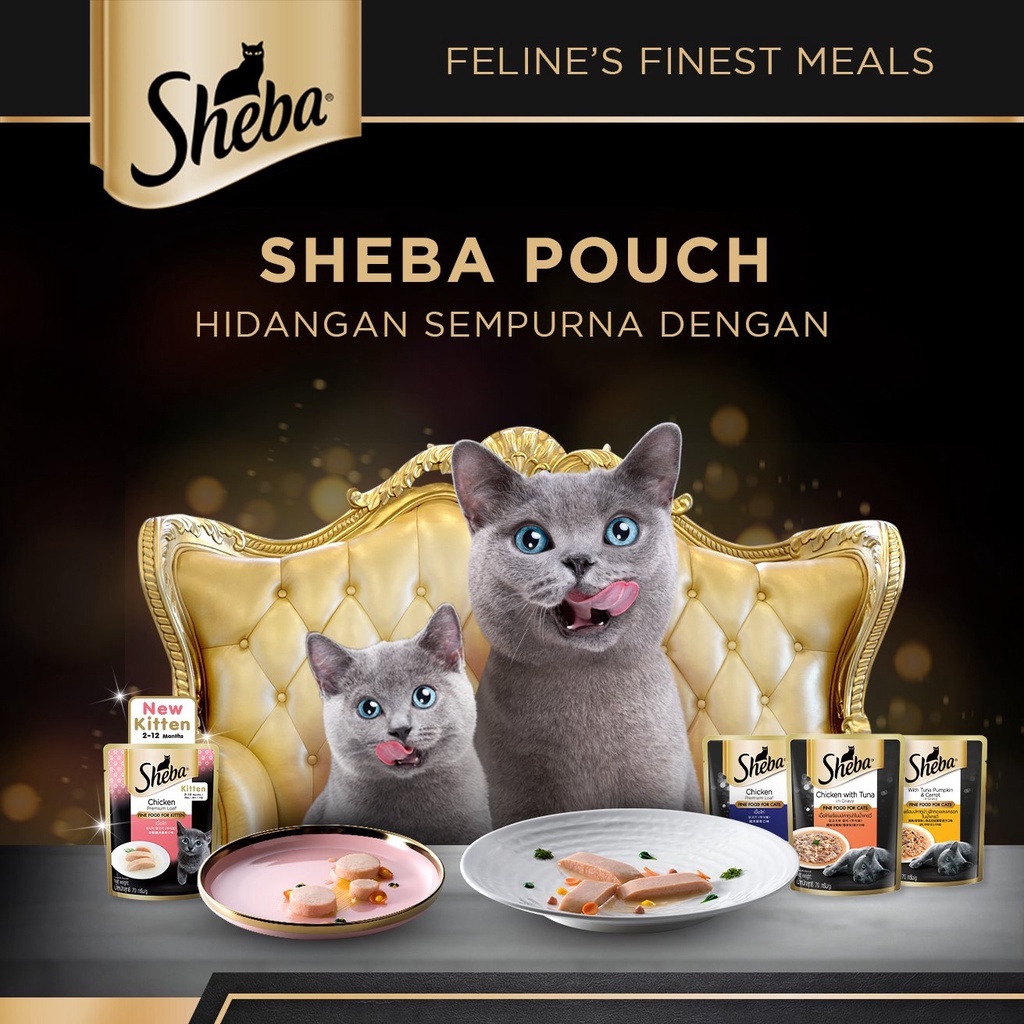 Sheba Pouch Tuna 70g Wet Cat Food x12 | Shopee Malaysia