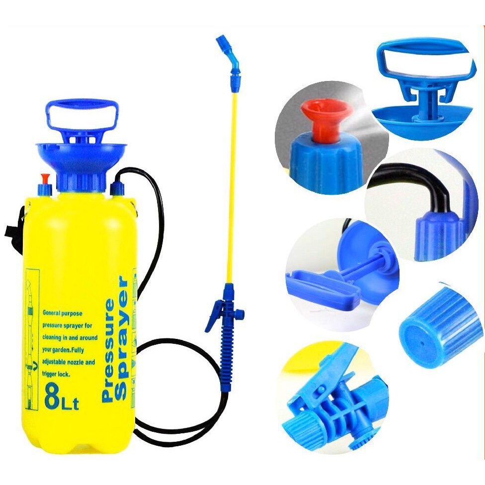 5/8 Litre Garden Pressure Sprayer and Plastic Pesticide Control Lawn ...