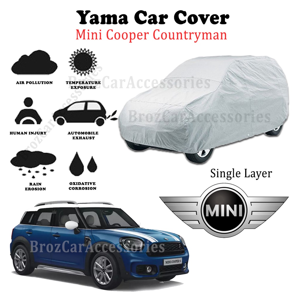Selimut kereta Yama Car Covers - For Mini Cooper Countryman L Size (470 ...