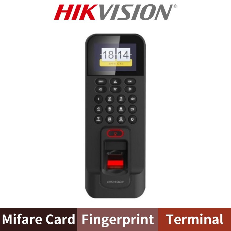 HIKVISION DS-K1T804MF LCD Display Mifare Card Fingerprint Standalone ... HIKVISION DS-K1T804MF LCD Display Mifare Card Fingerprint Standalone ...