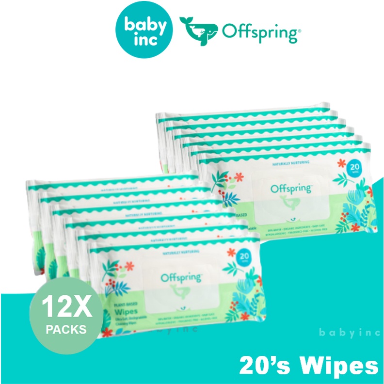 [Bundle] Offspring Baby Wipes (20's) | Shopee Malaysia