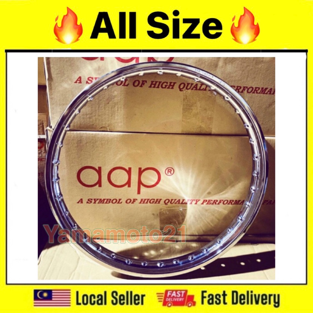 Steel Rim GELONG GELUNG WHEEL BESI RODA 14 16 17 18 19 21 140 160 185 ...