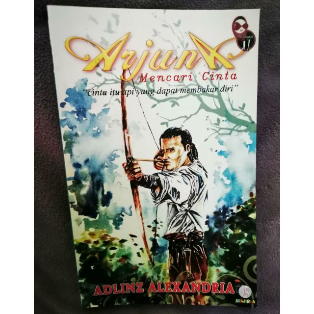 Buku Cerita Novel Melayu Tajuk Arjuna Mencari Cinta Penulis Adlinz Alexandria | Shopee Malaysia