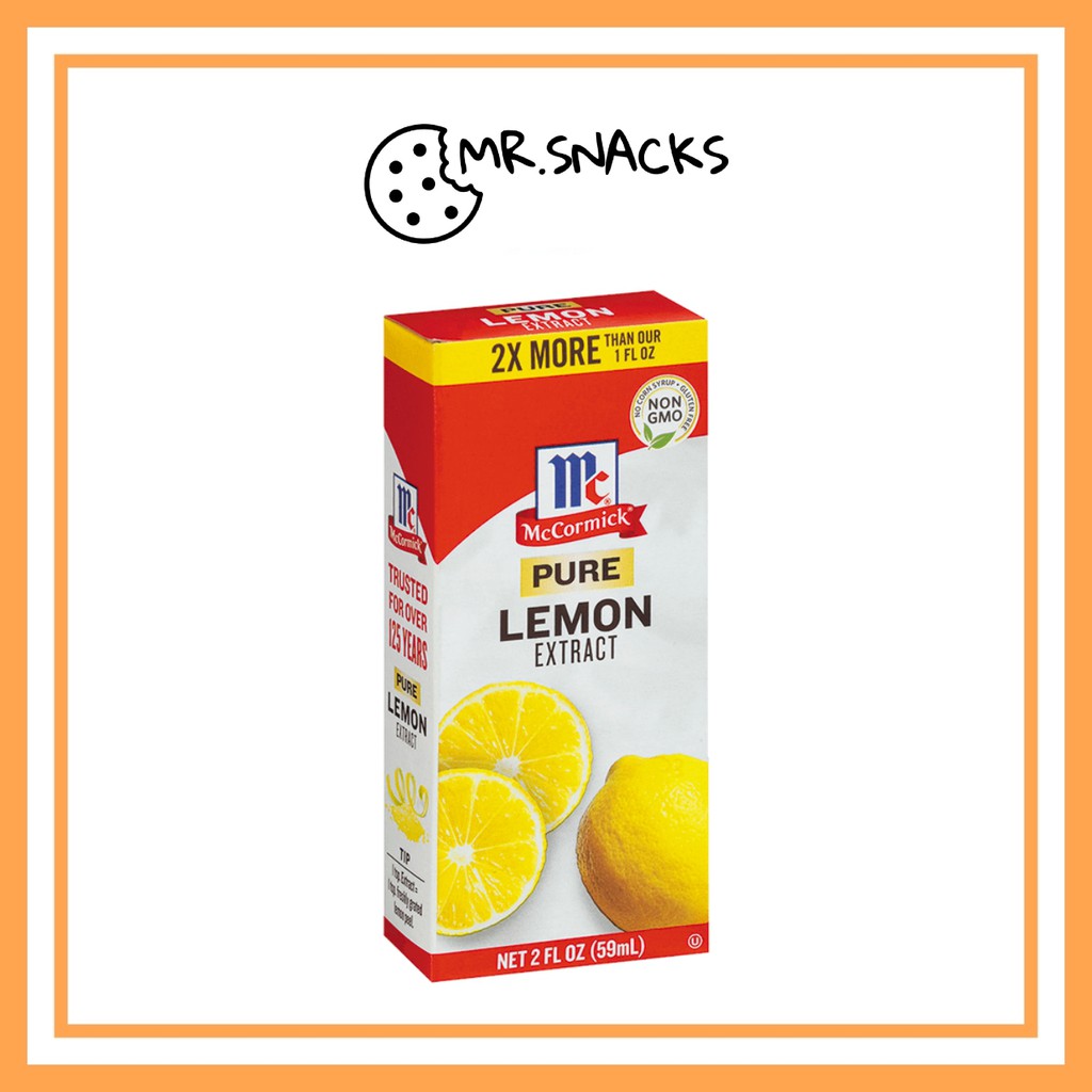 McCormick Pure Lemon Extract 59ml | Shopee Malaysia