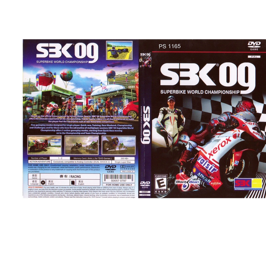 PS2 GAME COLLECTION SBK 09 (CD Version) | Shopee Malaysia