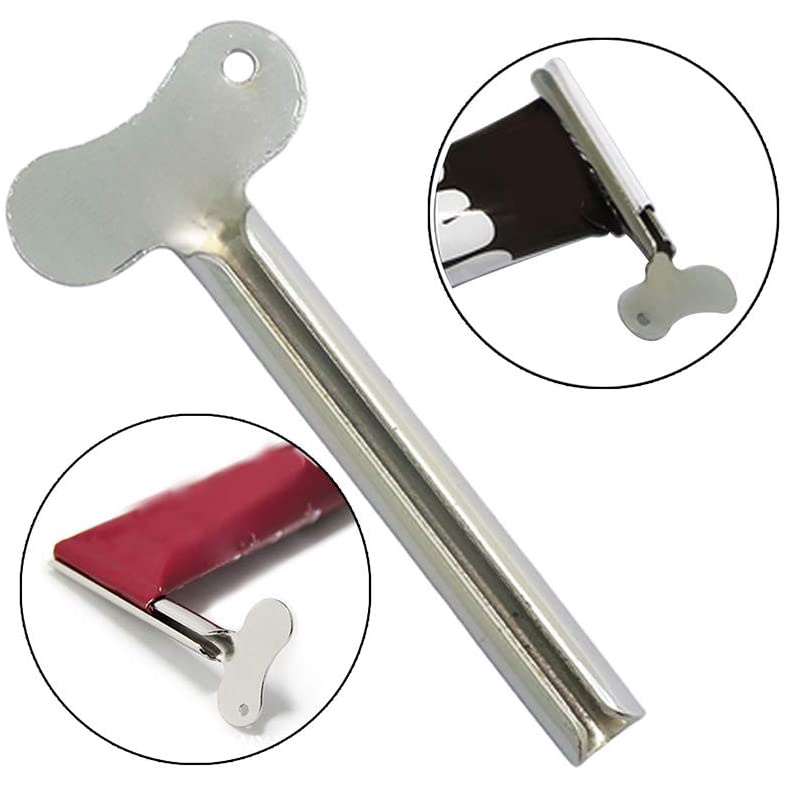 1pc Stainless Steel Metal Tube Toothpaste Squeezer Tube Bathroom ...