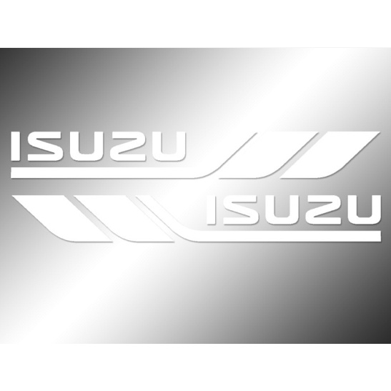 Stickers | 2x Isuzu | Racing | Decals | Stripes | Vinyl Weather Proof ...