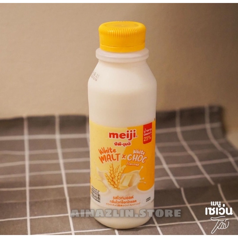 7e Thailand drinks- Uji matcha latte / Meiji milk/Taiwanese milk tea ...