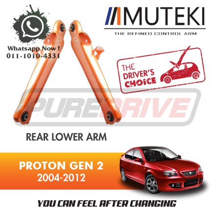 MUTEKI REAR LOWER ARM PROTON (1 PAIR) | Shopee Malaysia