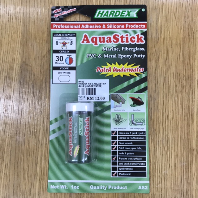 Hardex Aquastick (Patch Underwater) [100% ORIGINAL] 1oz HARDEX ...
